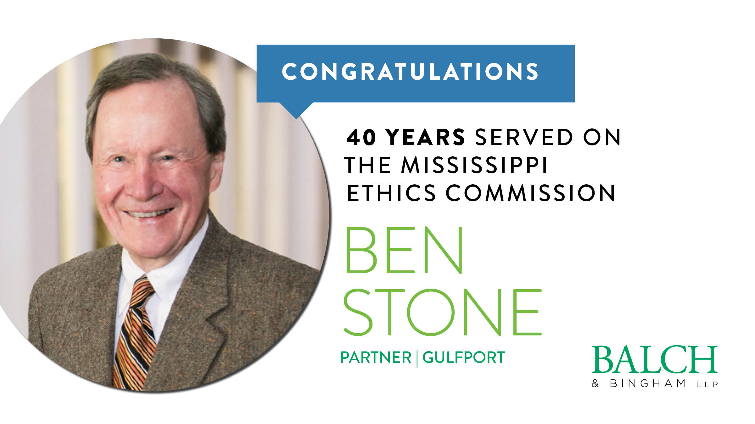Ben Stone | Mississippi Ethics Commission | Balch & Bingham LLP