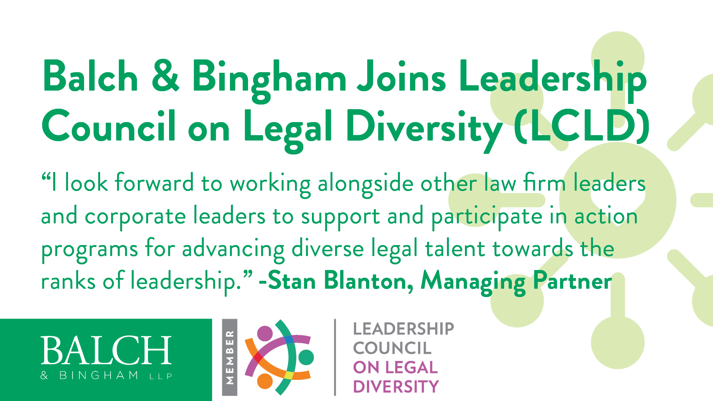 Balch & Bingham Joins Leadership Council on Legal Diversity | Balch ...