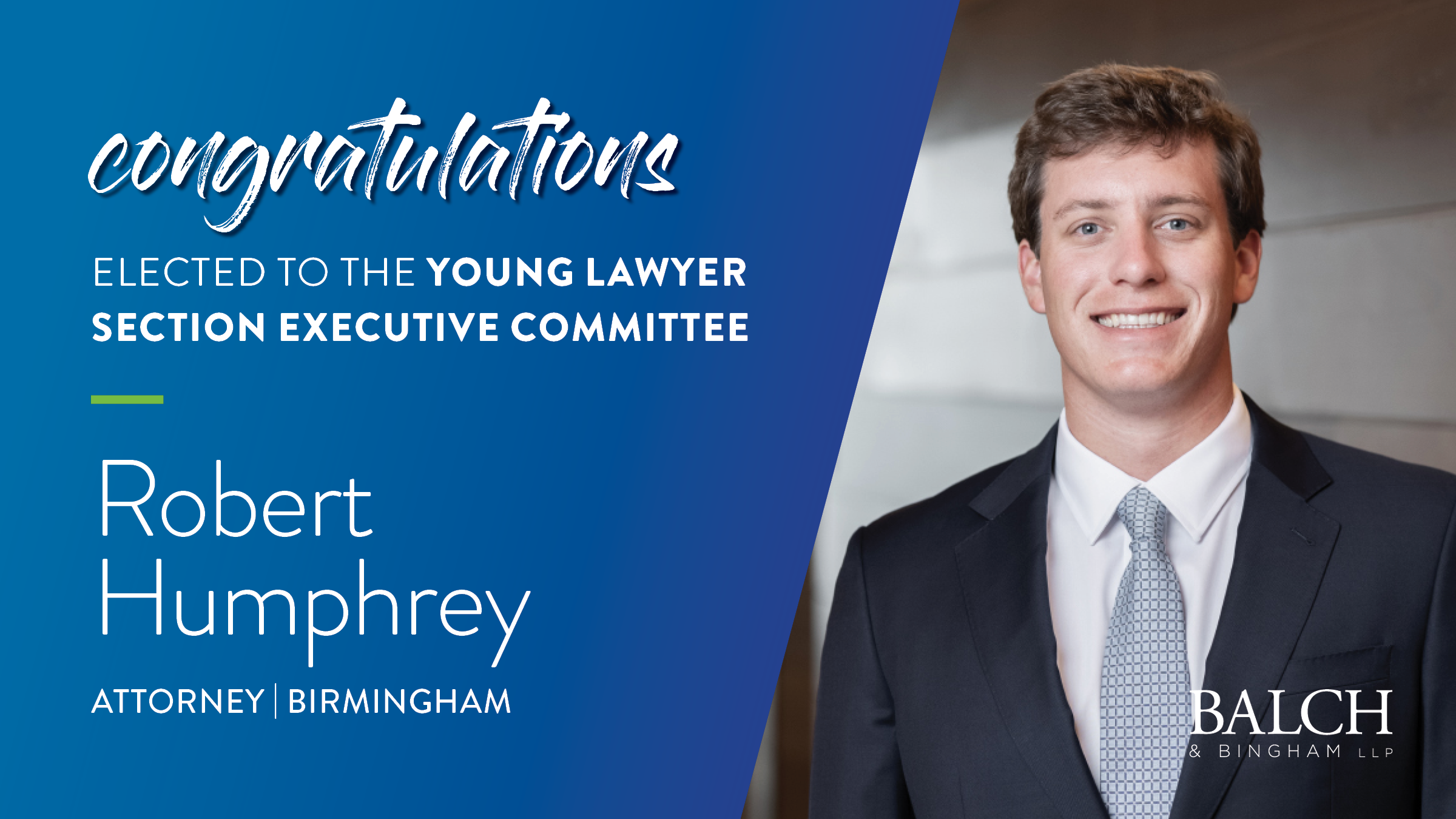 Robert Humphrey | Young Lawyer Section Executive Committee | Birmingham ...