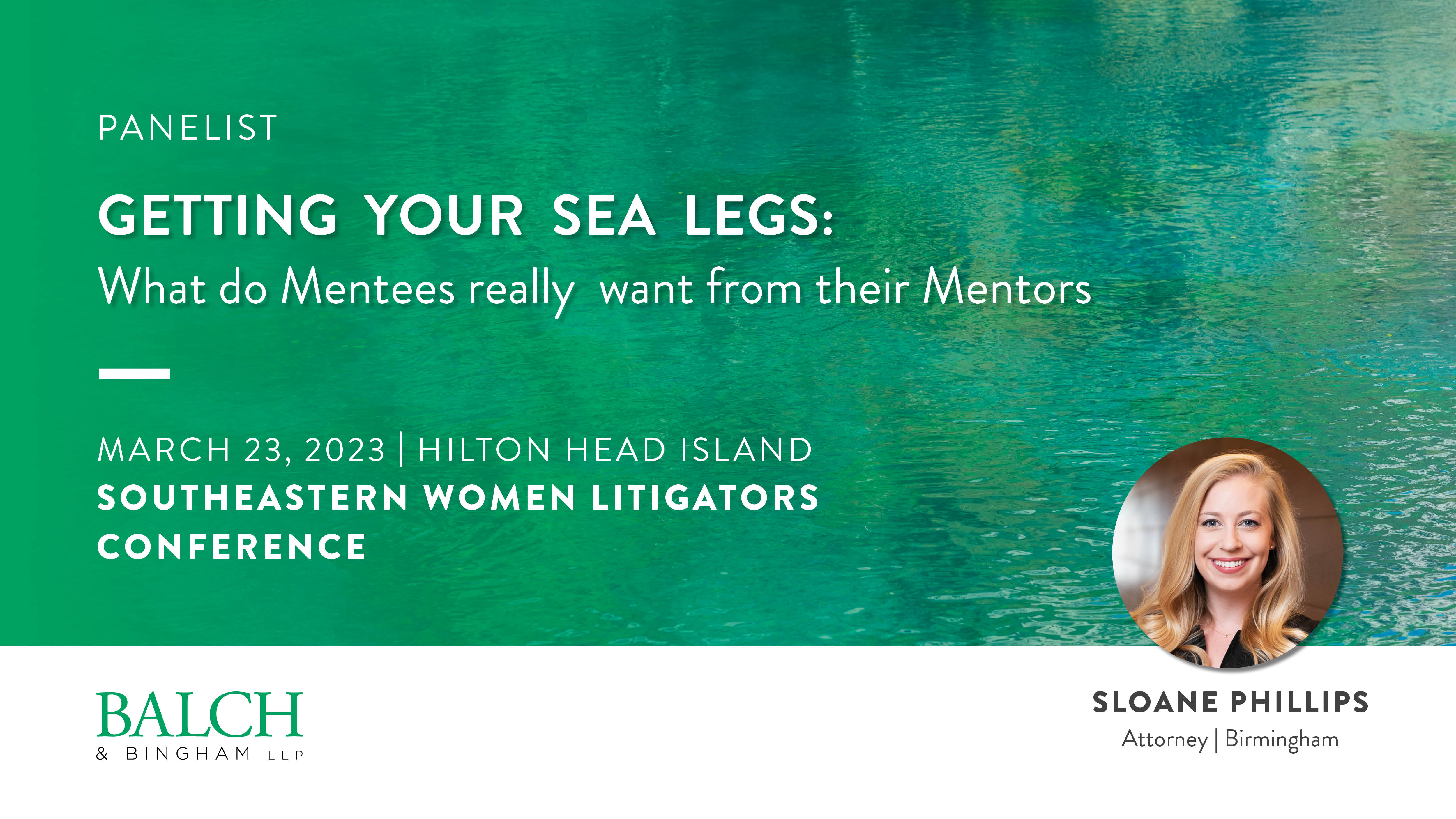 Sloane Phillips | Southeastern Women Litigators Conference | Balch ...
